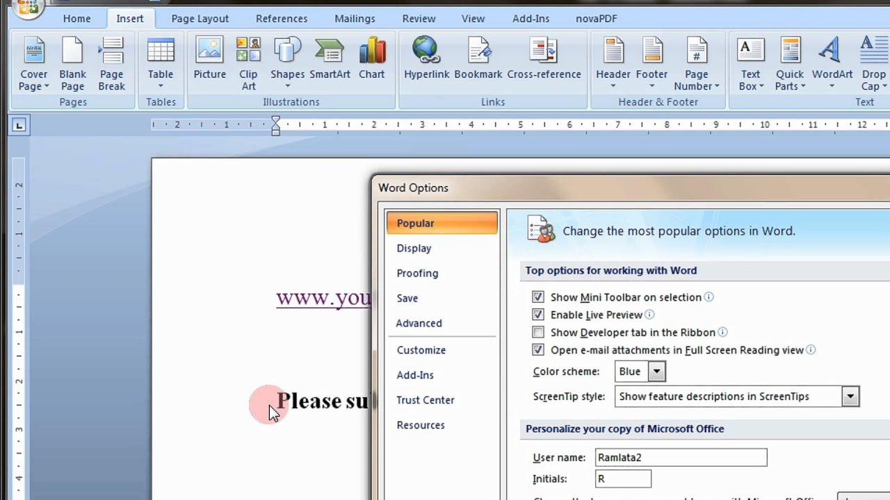 Getting Rid Of The Ctrl Click Message In Microsoft Word Step By Step Getting Rid Of The Ctrl Click Message In Microsoft Word Step By Step