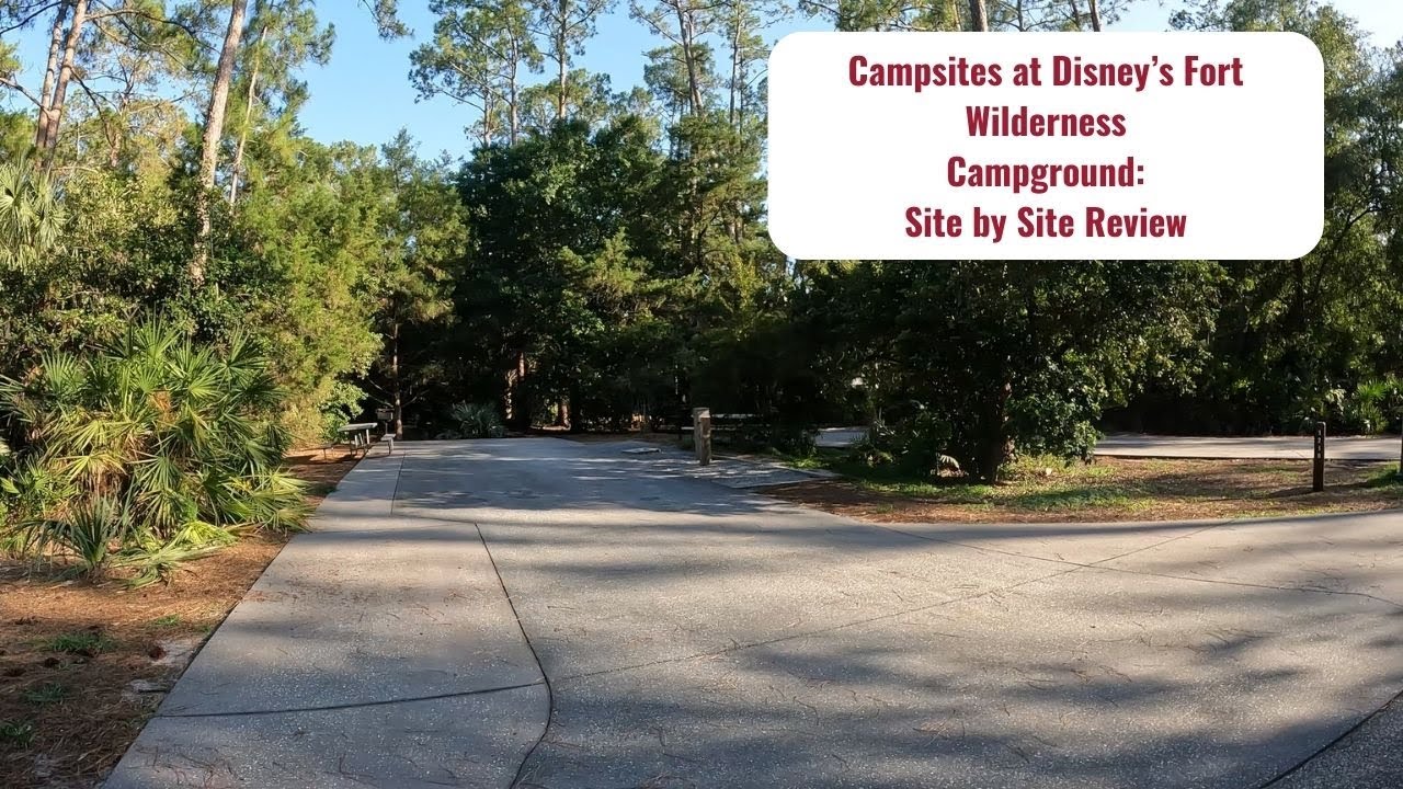 Campsites at Disney's Fort Wilderness Campground: Site by Site Tour ...