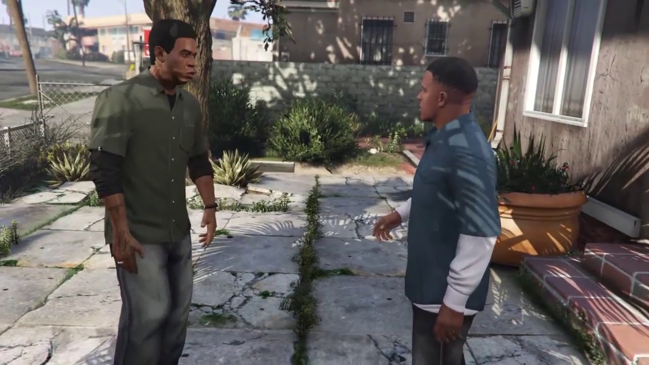 Lamar roasts Franklin in Half-Life - YouTube