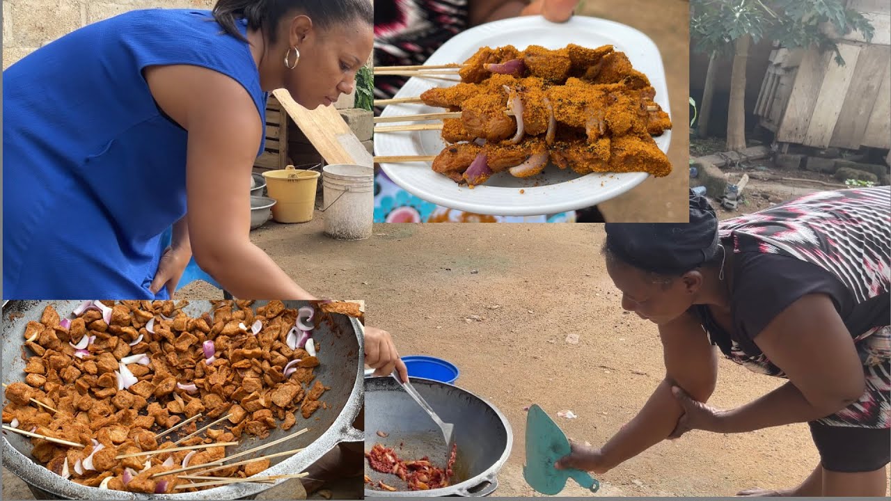 Ultimate Ghana Street Food| Soybean Kebab|Tofu||Ghana,West Africa - YouTube