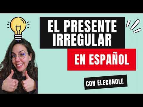 Aprende español: El presente irregular (Nivel A1 básico) - YouTube