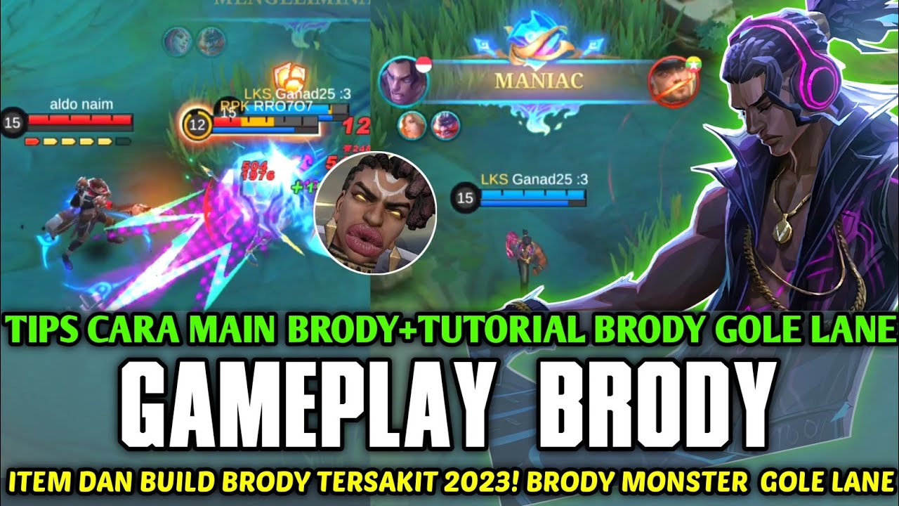 CIUMAN MAUT BRODY TIPS CARA MAIN BRODY GAMEPLAY BRODY BUILD BRODY 2023 ...