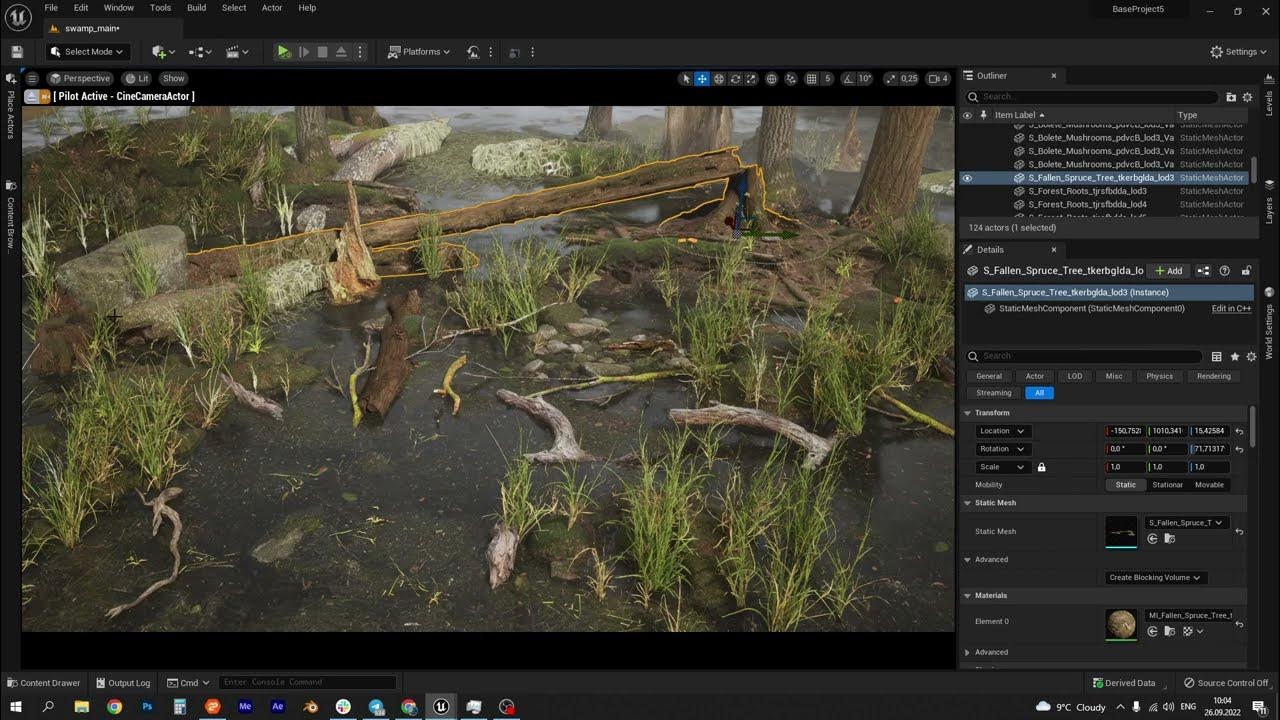 UE5 short tutorials: Чиним черные тени для объектов из Мегаскана - YouTube