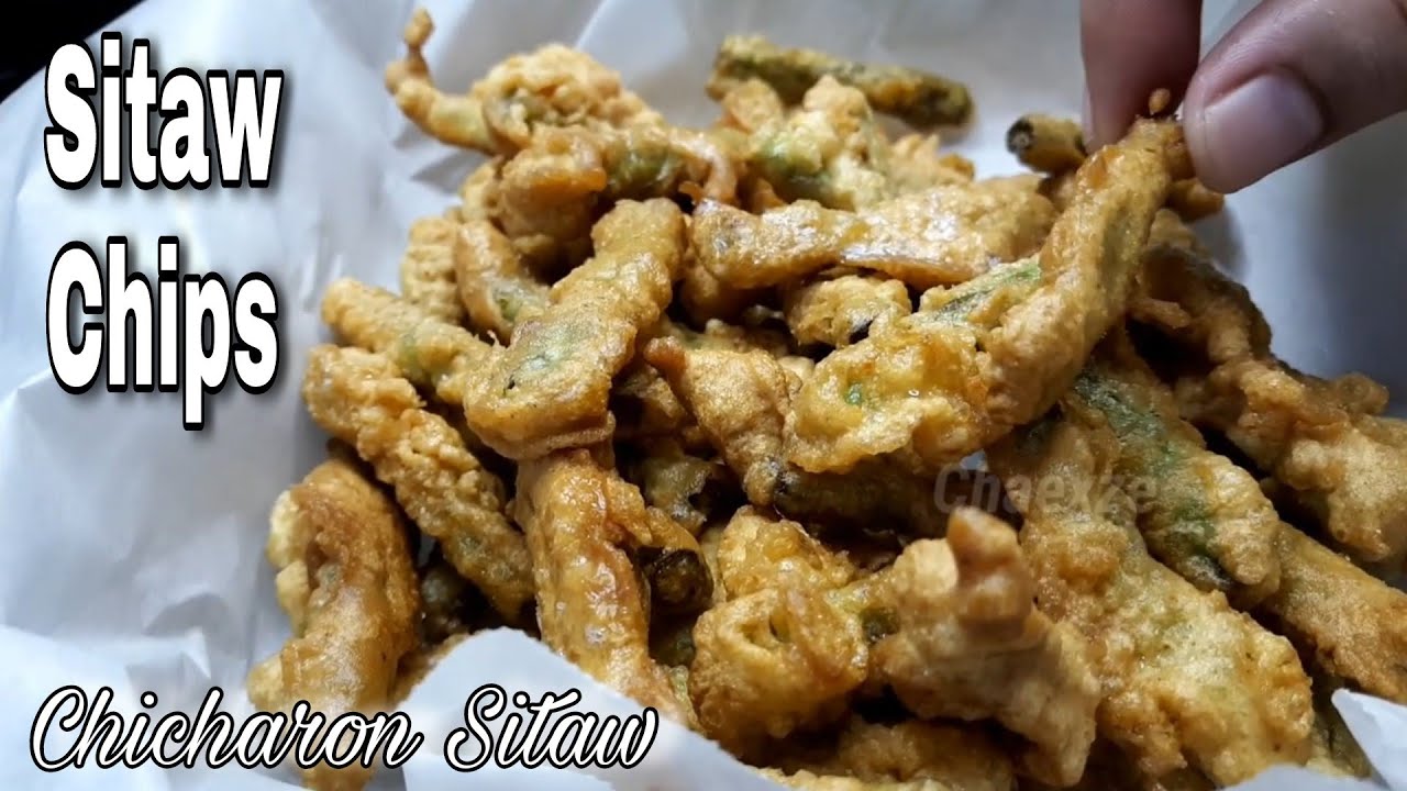 Sitaw Chips/Chicharong Sitaw/Sitaw Recipe - YouTube