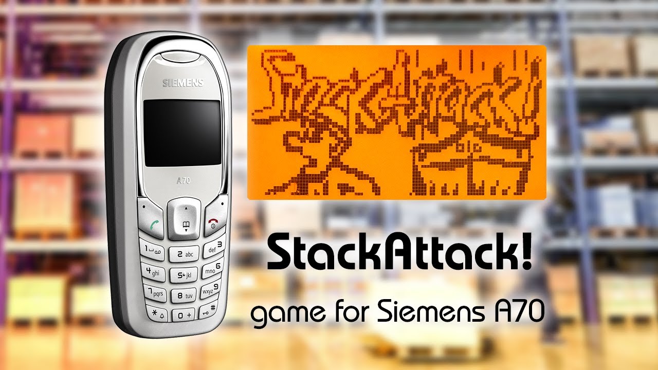 StackAttack! (Siemens A70 game) - YouTube