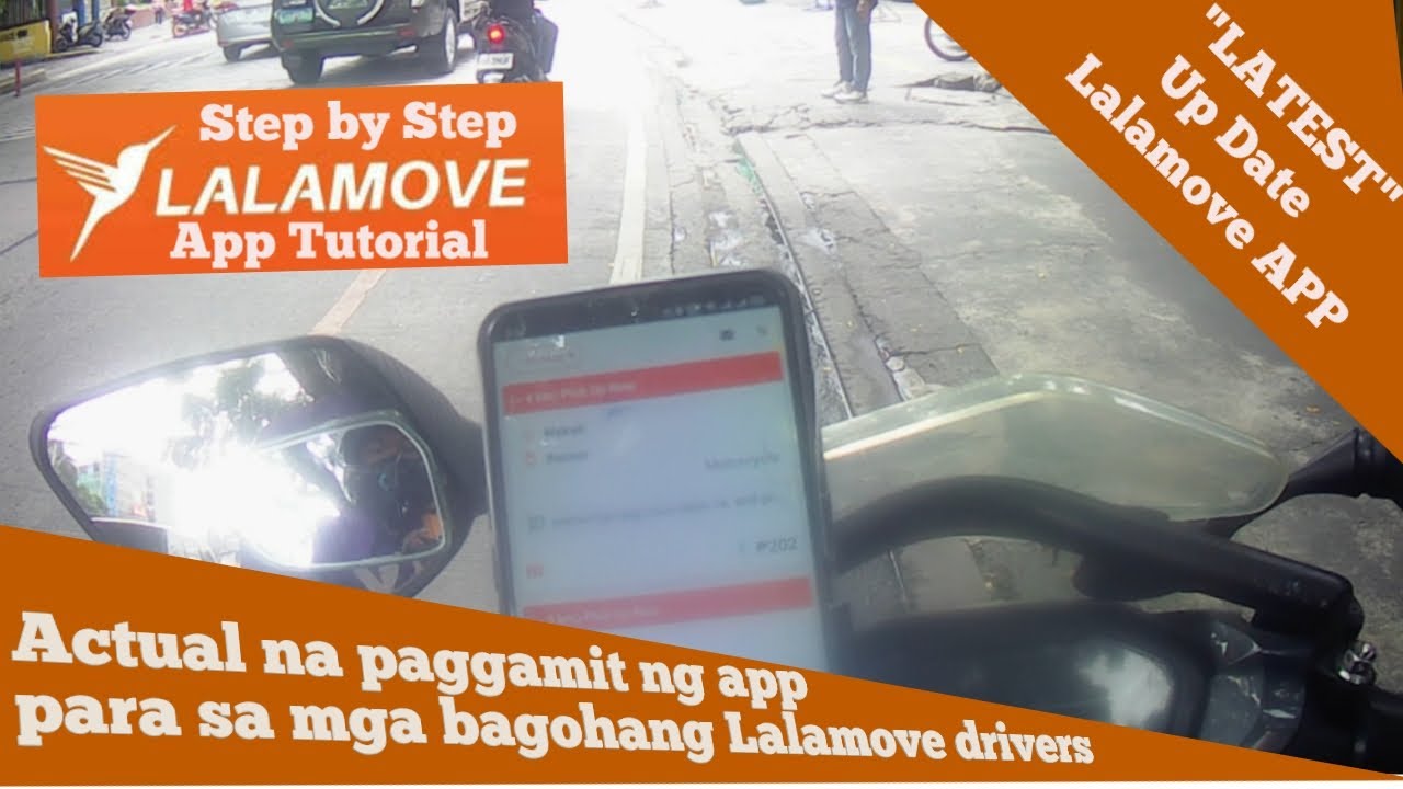 LALAMOVE Drivers app New update Actual Tutorial ( step by step sa ...