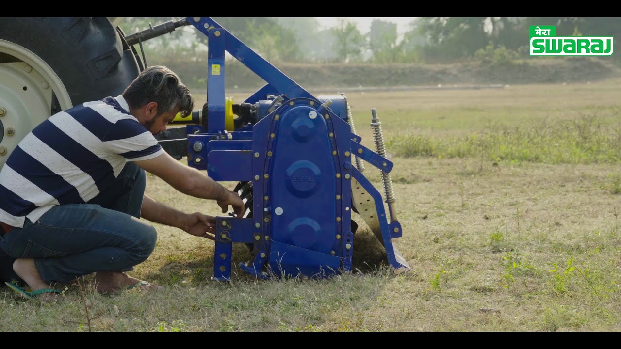 5 Swaraj Slx Rotavator - YouTube