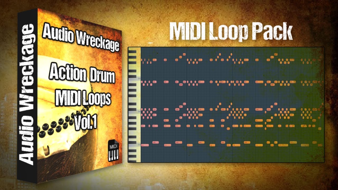 MIDI LOOPS Vol 1 Action Drums Walkthrough - YouTube