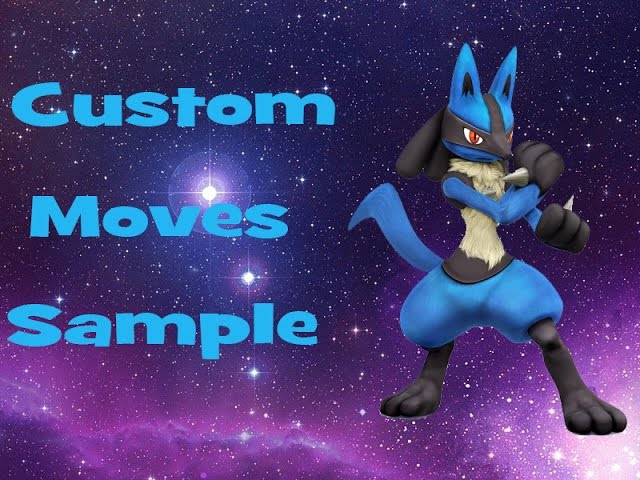 Super Smash Bros Lucario Moves