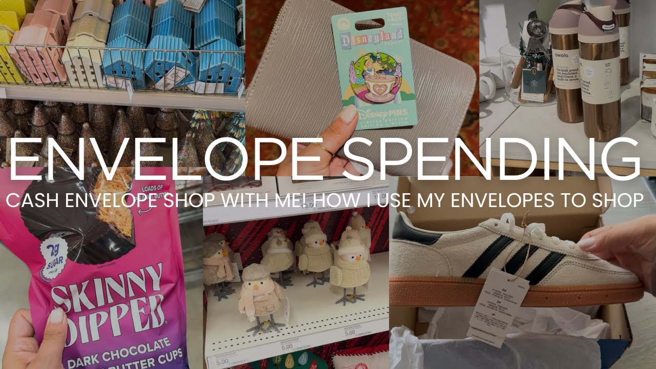 Shop With Me | How I Shop Using the Cash Envelope System | Disney ...