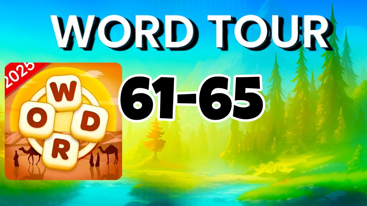 WORD TOUR level 61 62 63 64 65 - YouTube