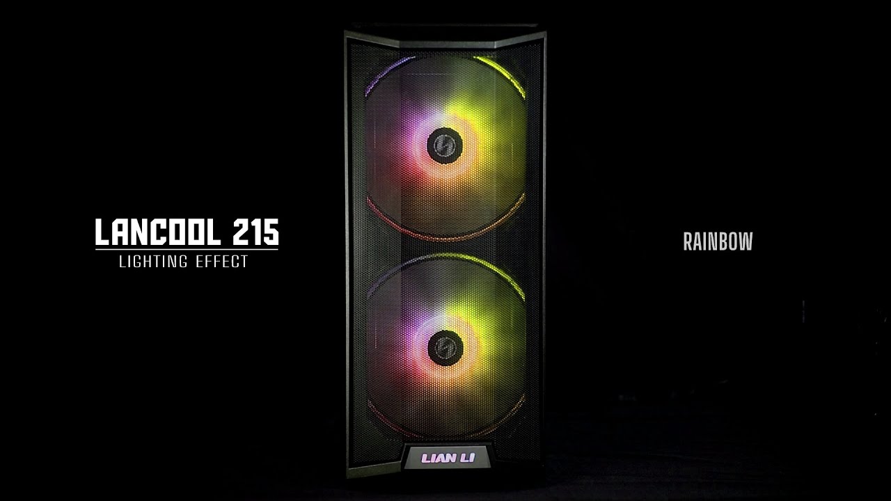 LANCOOL 215 - Lighting Effect - YouTube