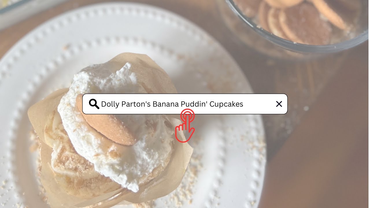 Making Banana Puddin’ Cupcakes with DOLLY PARTON cake mix... YUM ...