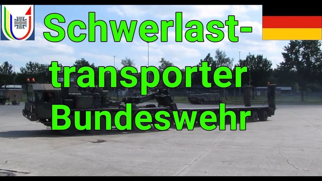 Schwerlasttransporter Bundeswehr SLT 56 und SLT 2 "Mammut" LogSBw ...