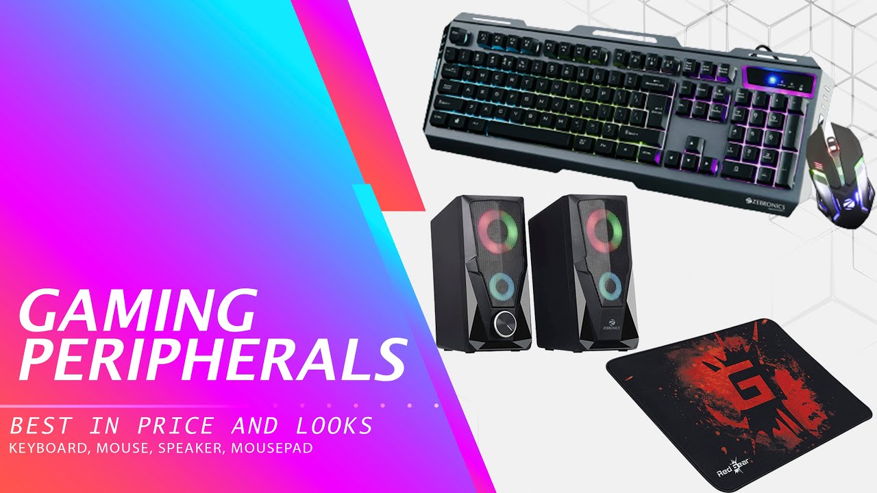 Gaming Peripherals- RGB Keyboard, Mouse, Speaker and Mousepad ...