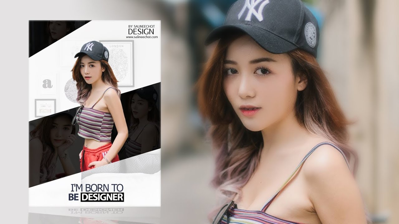EP9 สอนทำหน้าปก Portfolio By SalineeChot - YouTube