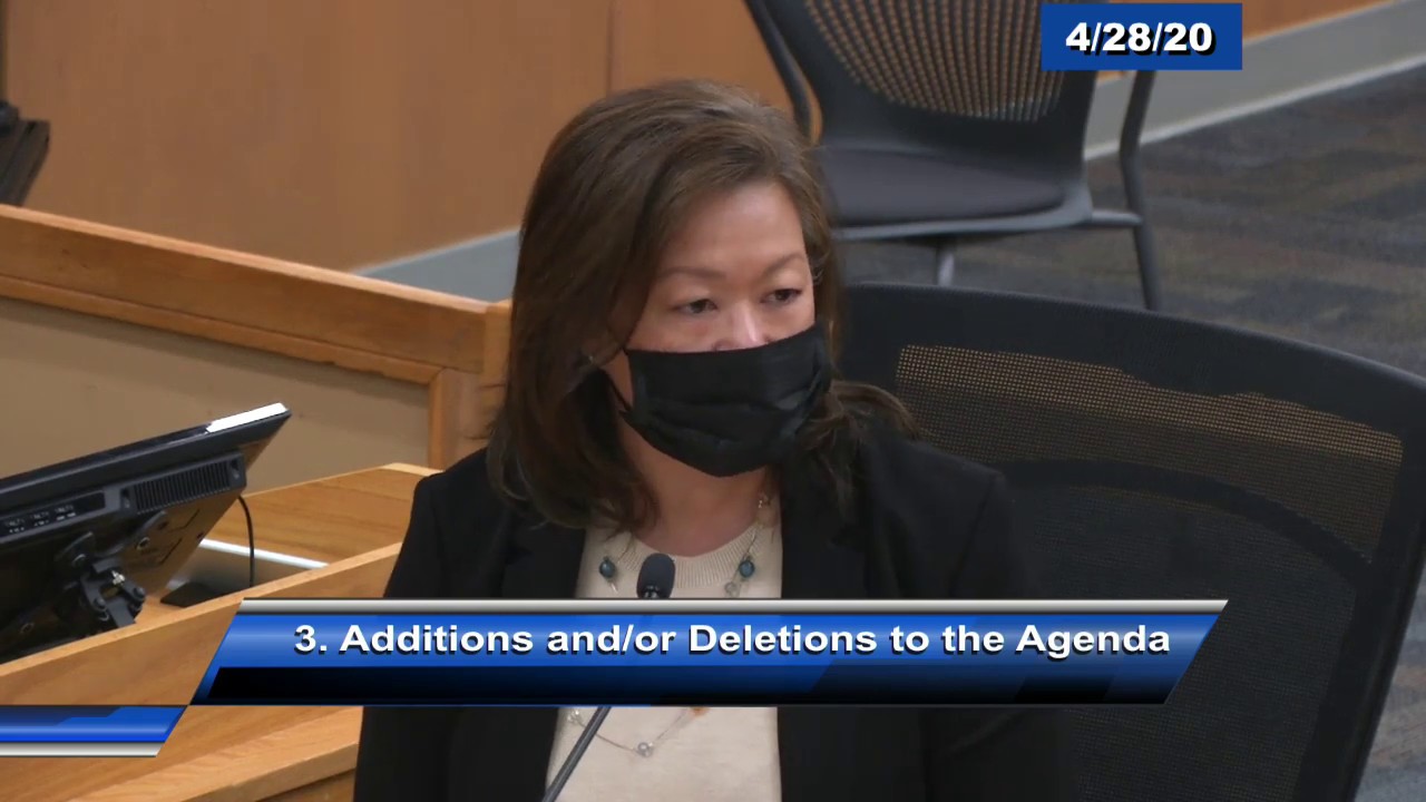 Mimi Hall Presentation, April 28, 2020 Board of Supervisors meeting ...