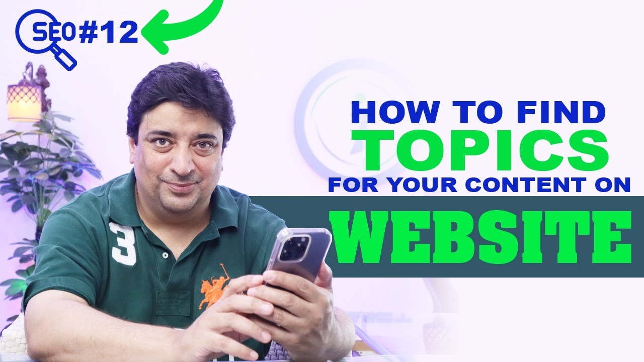 SEO Course | How to find topics for your content on website? - YouTube