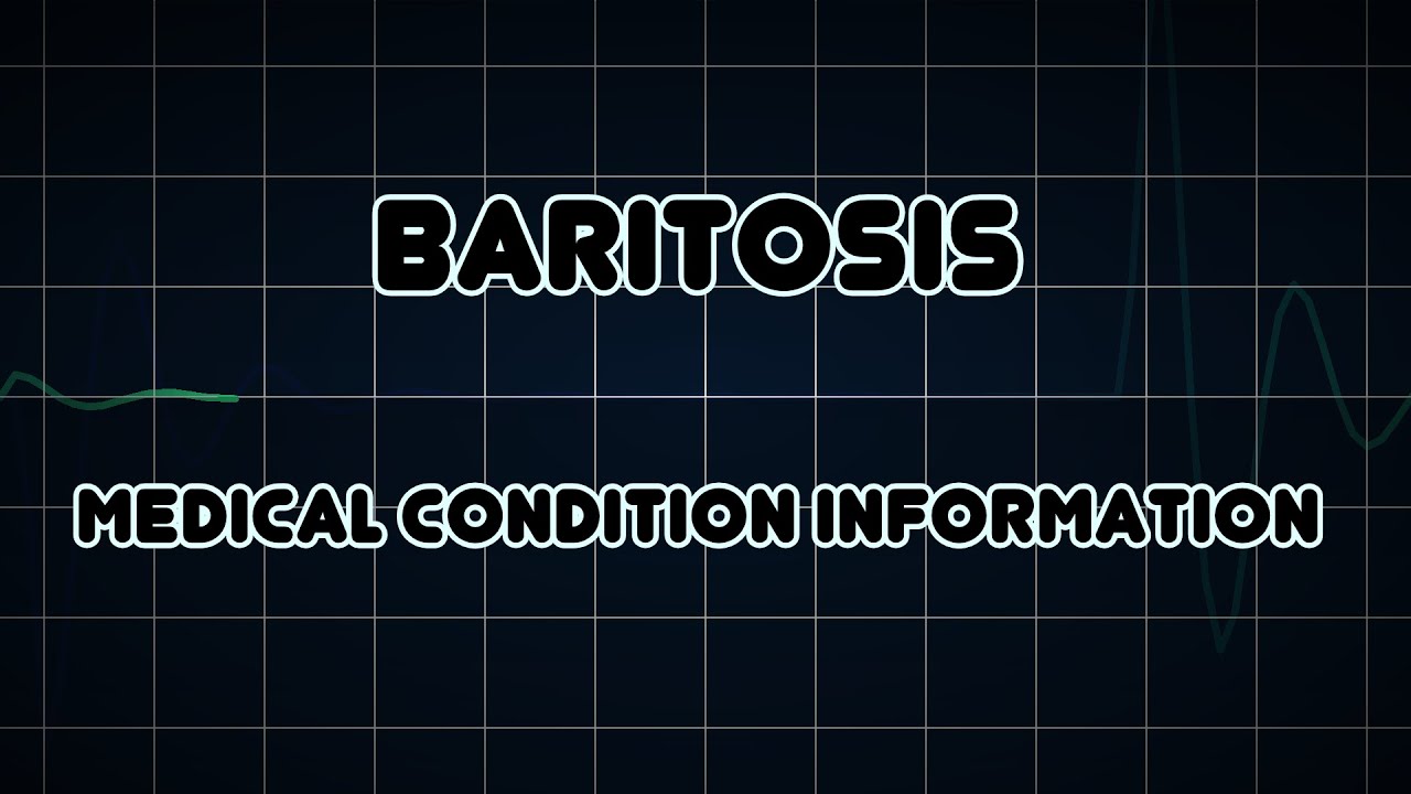 Baritosis (Medical Condition) - YouTube