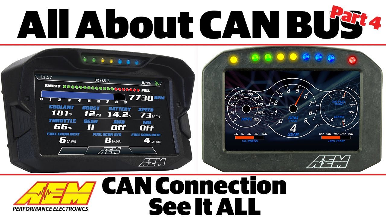 CAN AEM Electronics Help You? 16 Different Dash Options To "See It ALL ...