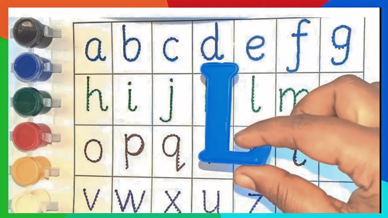 Small letter to capital letter l abcd l abcd writings and learn# ...