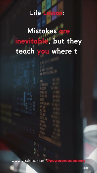 Debugging Life: Learn & Grow from Mistakes 🐞 | Inspirational Thoughts by a Coder | #motivation ...