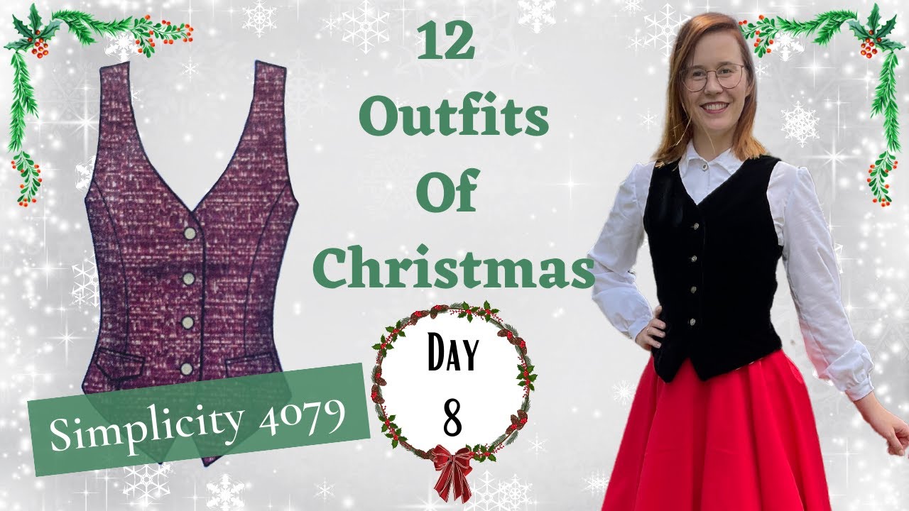 Snazzy Velvet Vest to Make Every Outfit Better!! Simplicity 4079 - YouTube