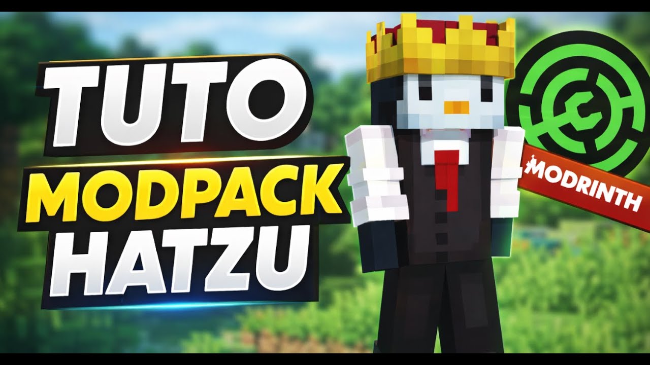 TUTO MODPACK MODRINTH + REJOINDRE SERV COMMUNAUTAIRE - YouTube