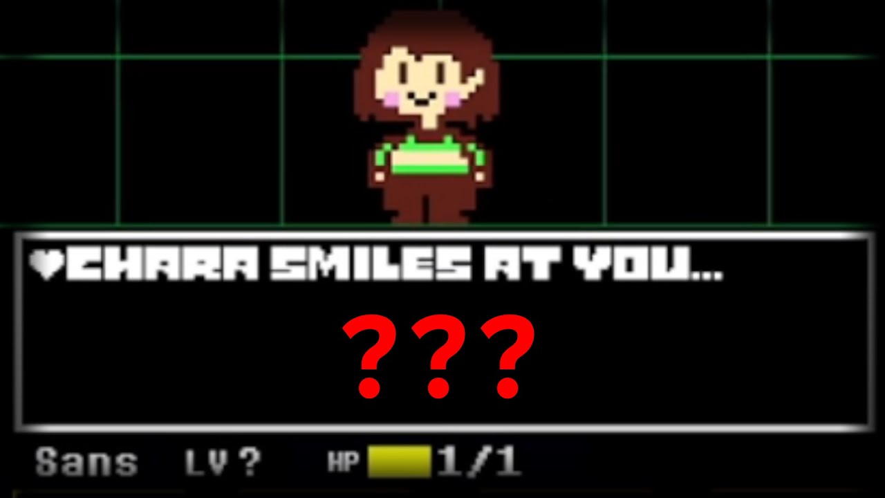 playing horrifying chara undertale fan games - YouTube