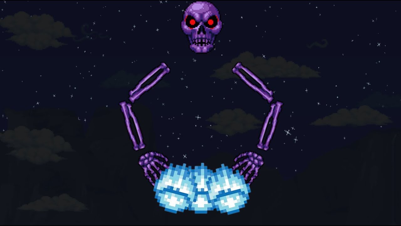 Terraria Fargo's Souls mod Skeletron REWORKED Eternity mode nohit - YouTube