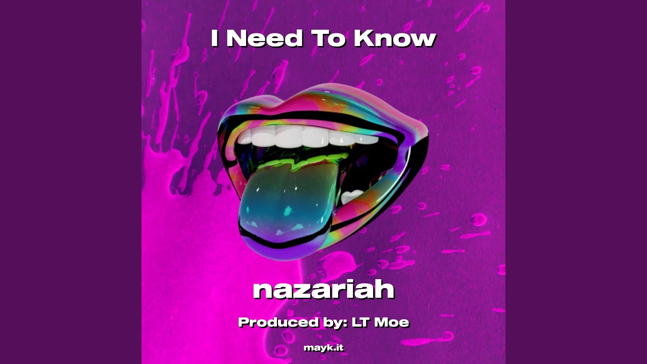 I Need To Know - YouTube