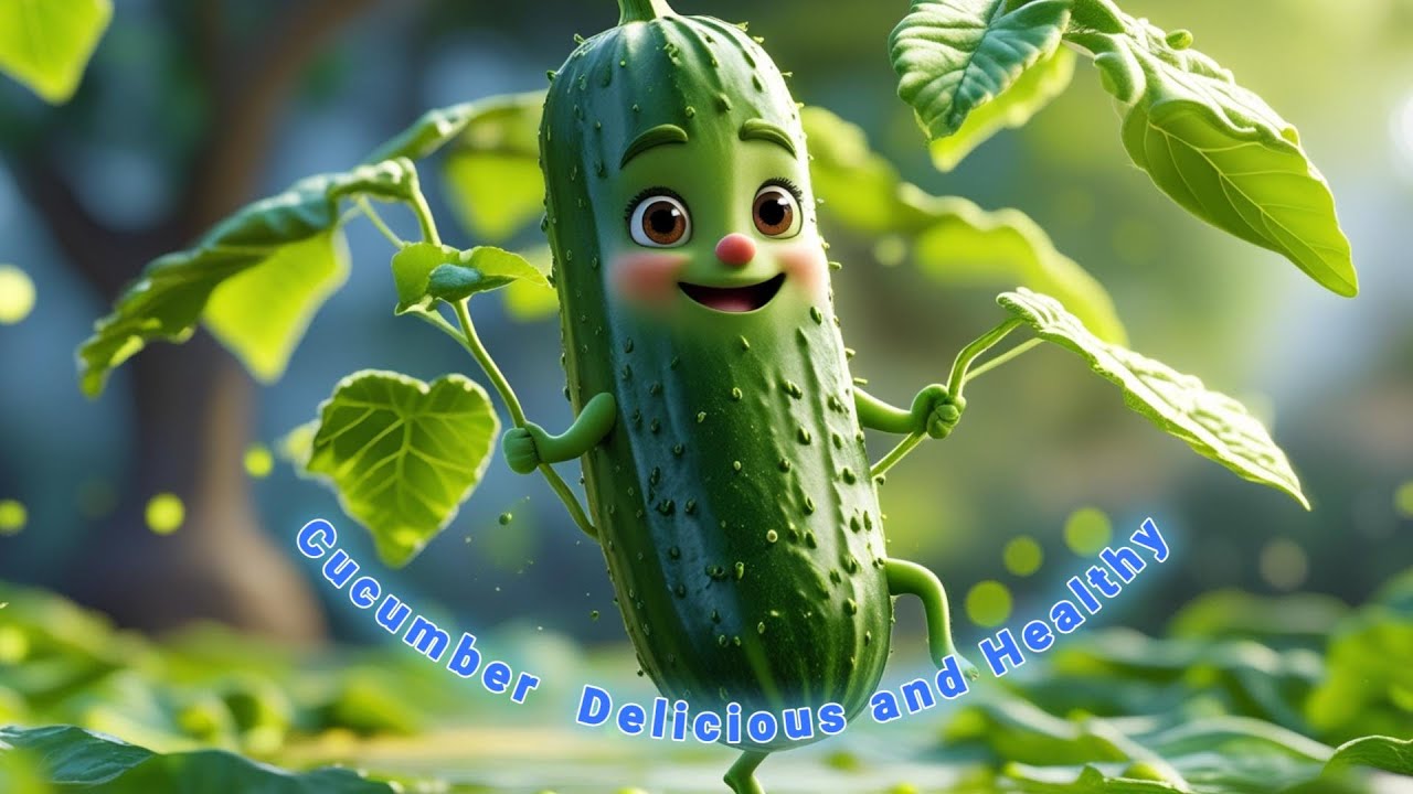 Children's Songs Cucumber, Delicious and Healthy - YouTube