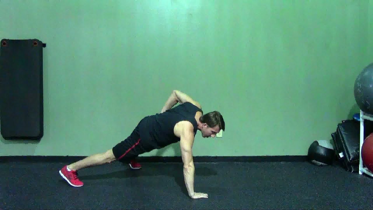 One Arm Push Up - HASfit Push Up Exercise Demonstration - Single Arm ...