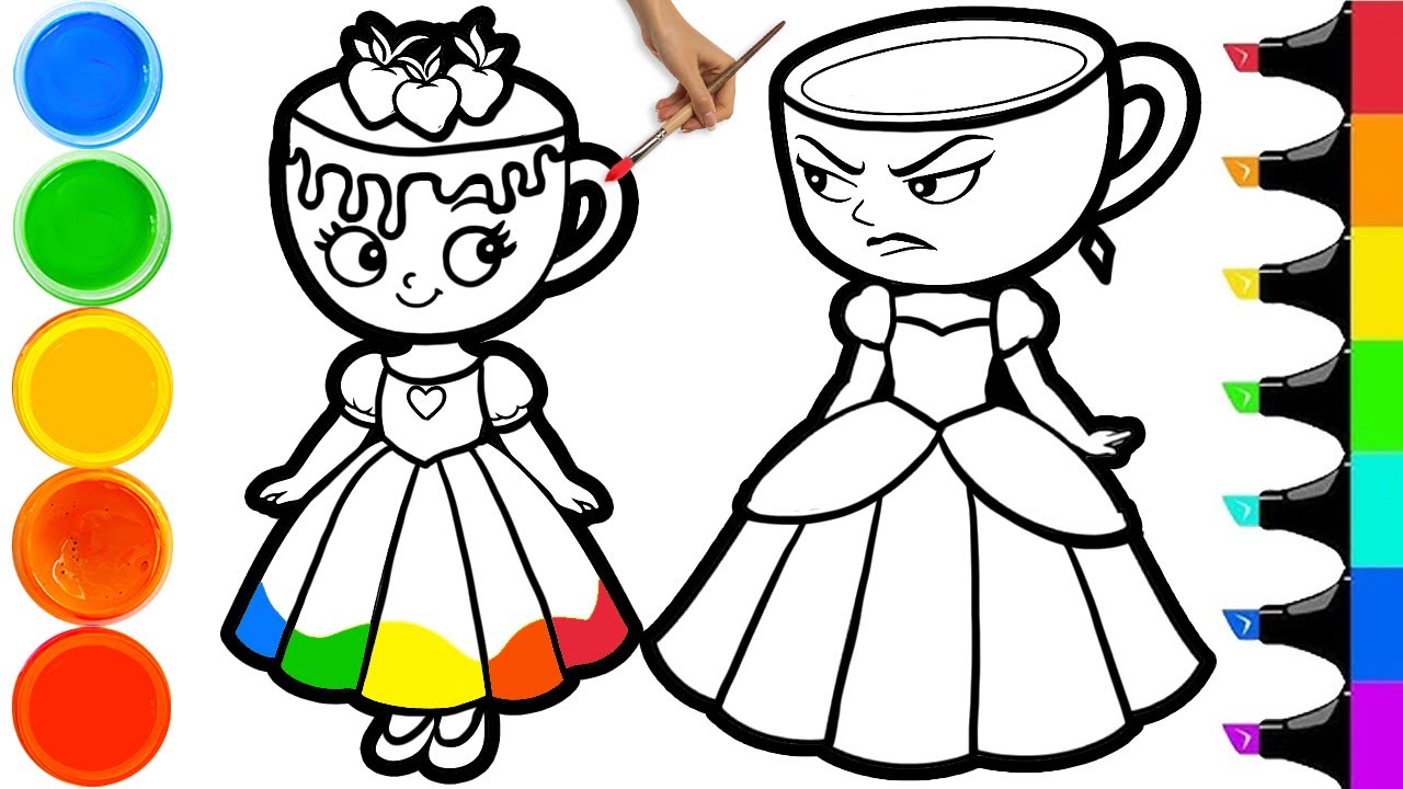 How To Draw Cute Ballerina Cappuccina Princess & Queen | Italian ...