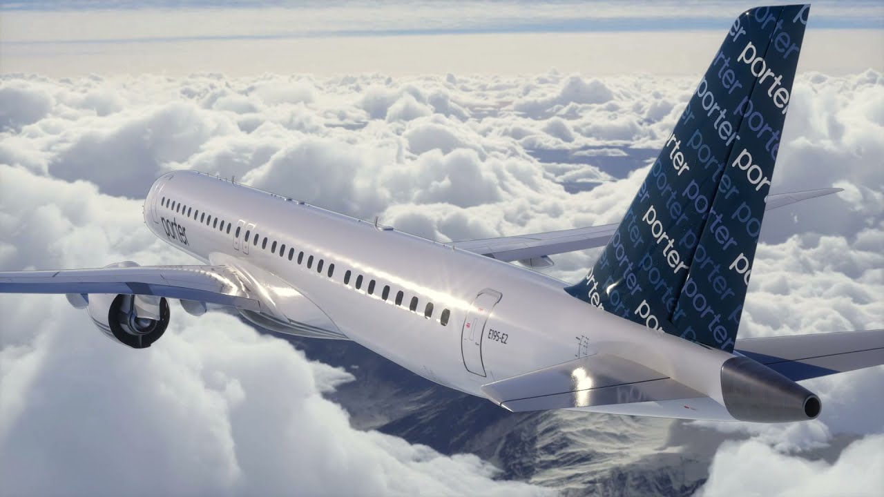 Porter Airlines' E195-E2 orders - YouTube