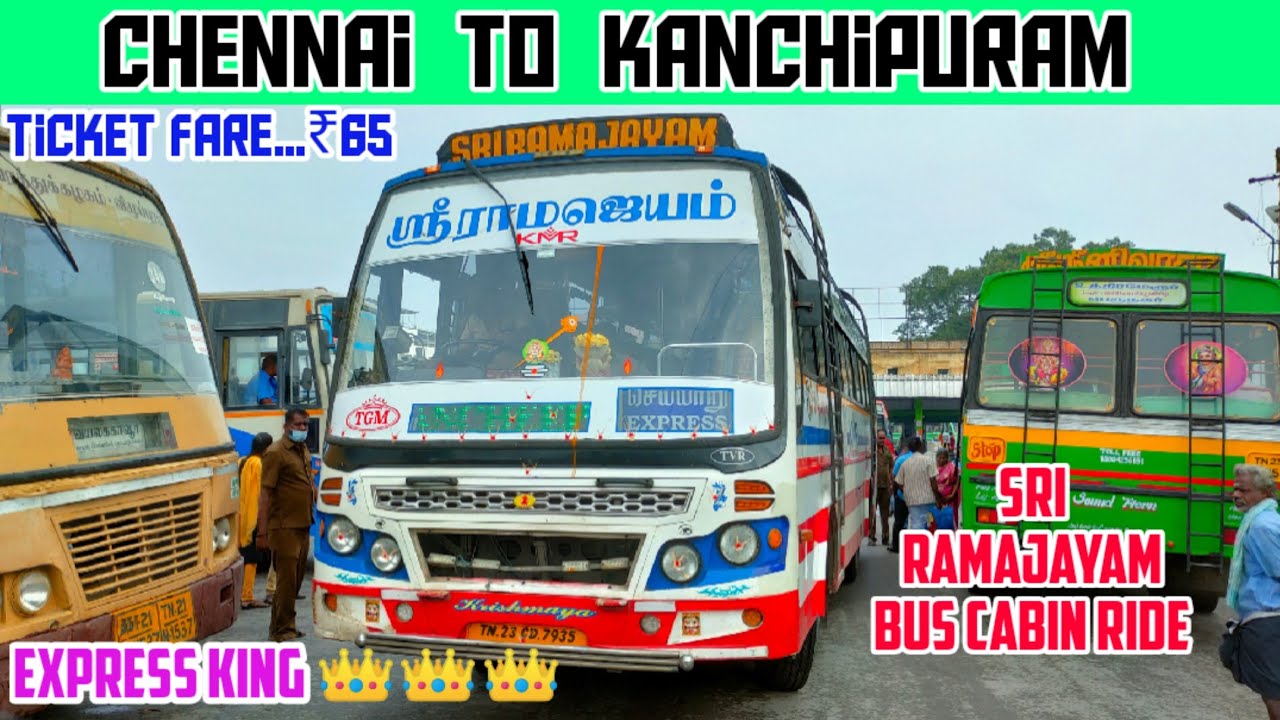 Chennai To Kanchipuram Bus Travel Sri Ramajayam Bus Service Cabin chennai-to-kanchipuram-bus-travel-sri-ramajayam-bus-service-cabin