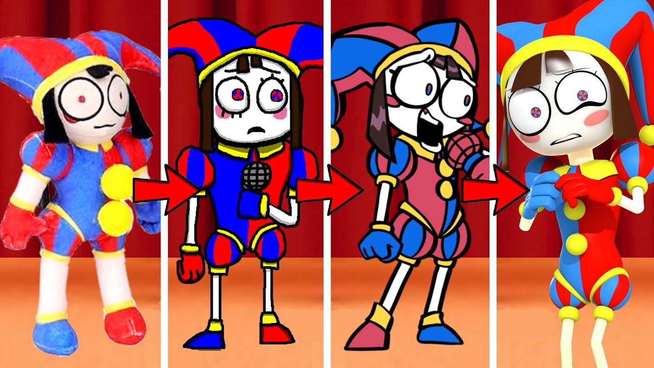 NEW The Amazing Digital Circus POMNI ALL PHASES - Friday Night Funkin ...