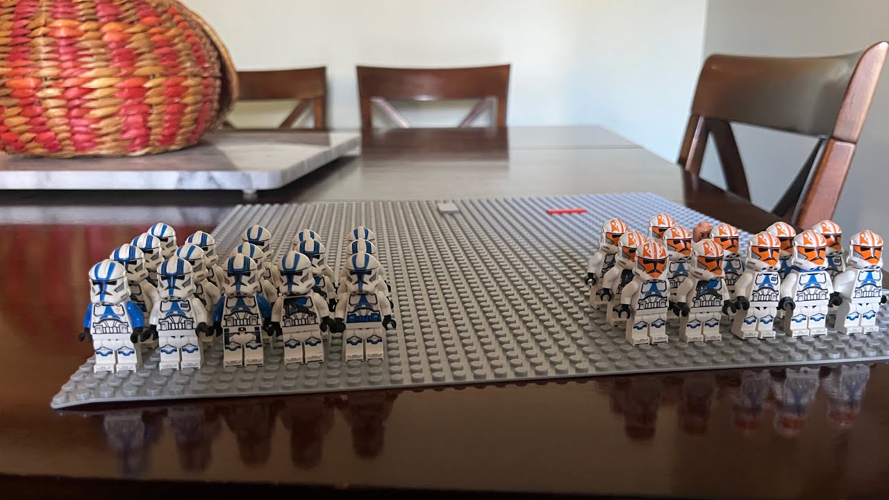 My Lego clone army Brick li - YouTube