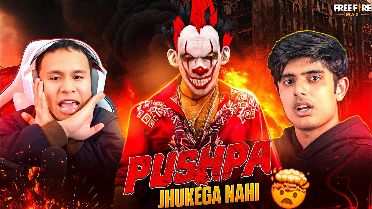 PUSHPA x FREE FIRE 🔥 PUSHPA RAJ Vs ANGRY YOUTUBER💀- #freefire # ...