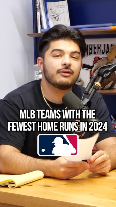 MLB teams with the fewest home runs in 2024 #baseball #homerun #mlb - YouTube