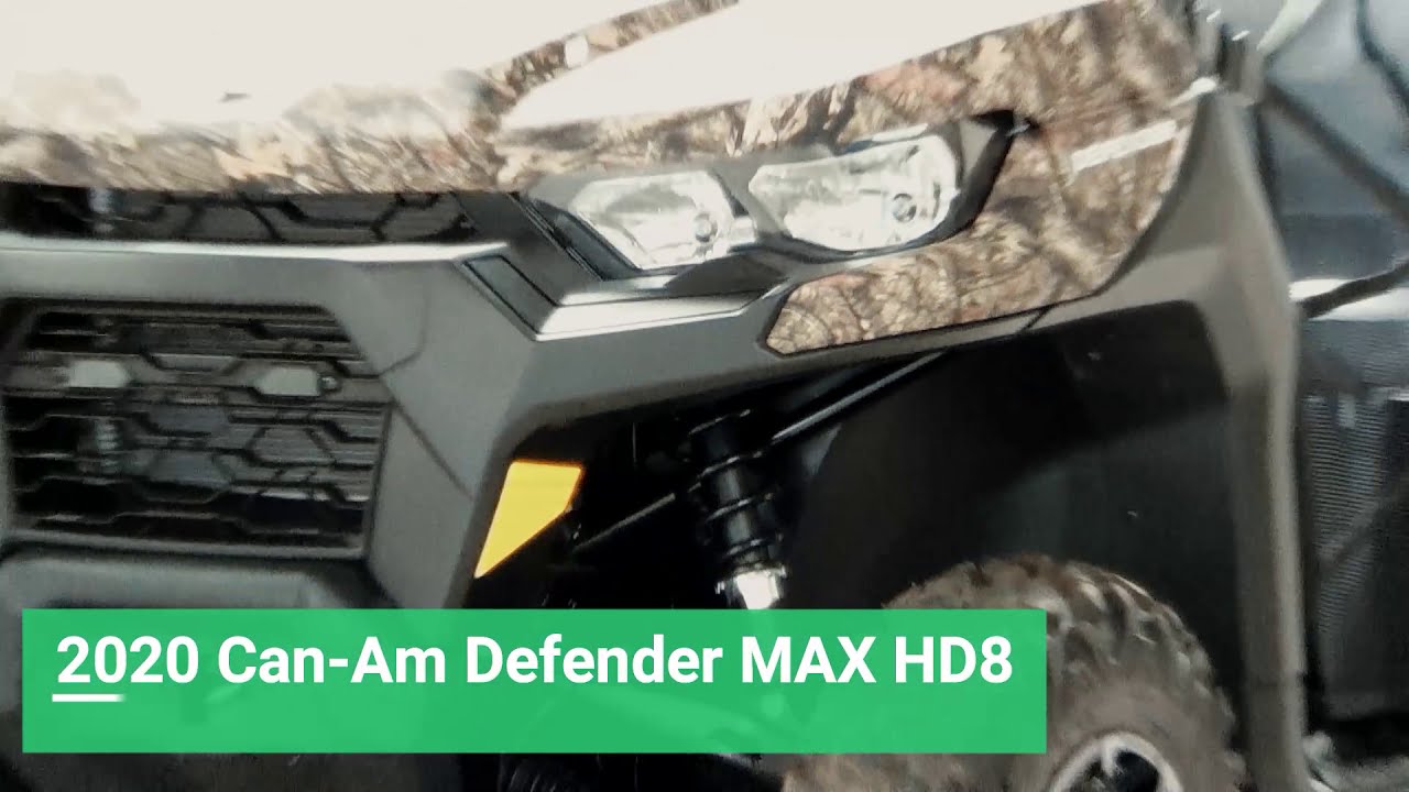 2020 Can-Am Defender MAX DPS HD8 UTV/SxS - YouTube