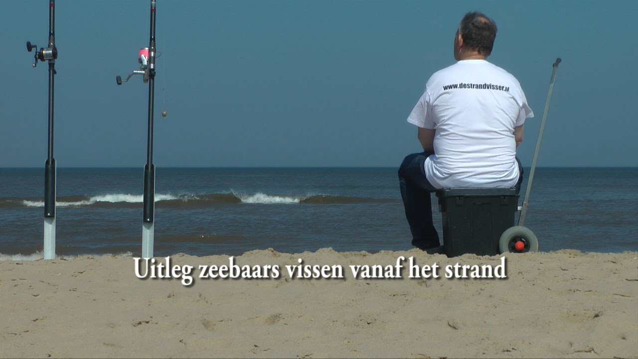 Uitleg zeebaars vissen vanaf het strand - YouTube
