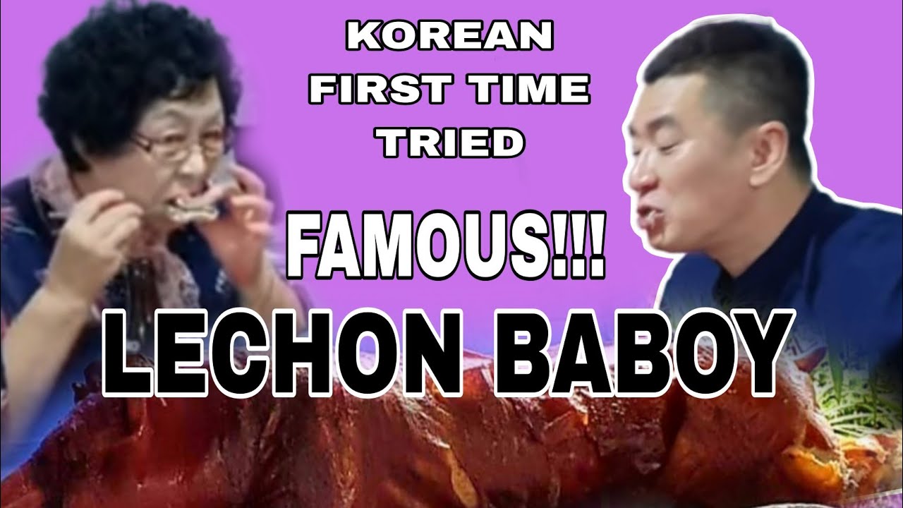 KOREAN SHOCKS LECHON BABOY (first time) | NAPASAYAW SA SAYA | FILIPINO ...