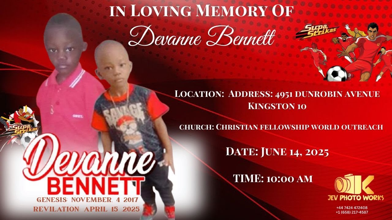 In Loving Memory Of Devanne Bennett (Edit Version) - YouTube