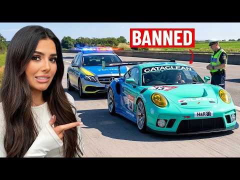 DRIVING MY PORSCHE RACE CAR TO THE COUNTRY IT IS BANNED IN