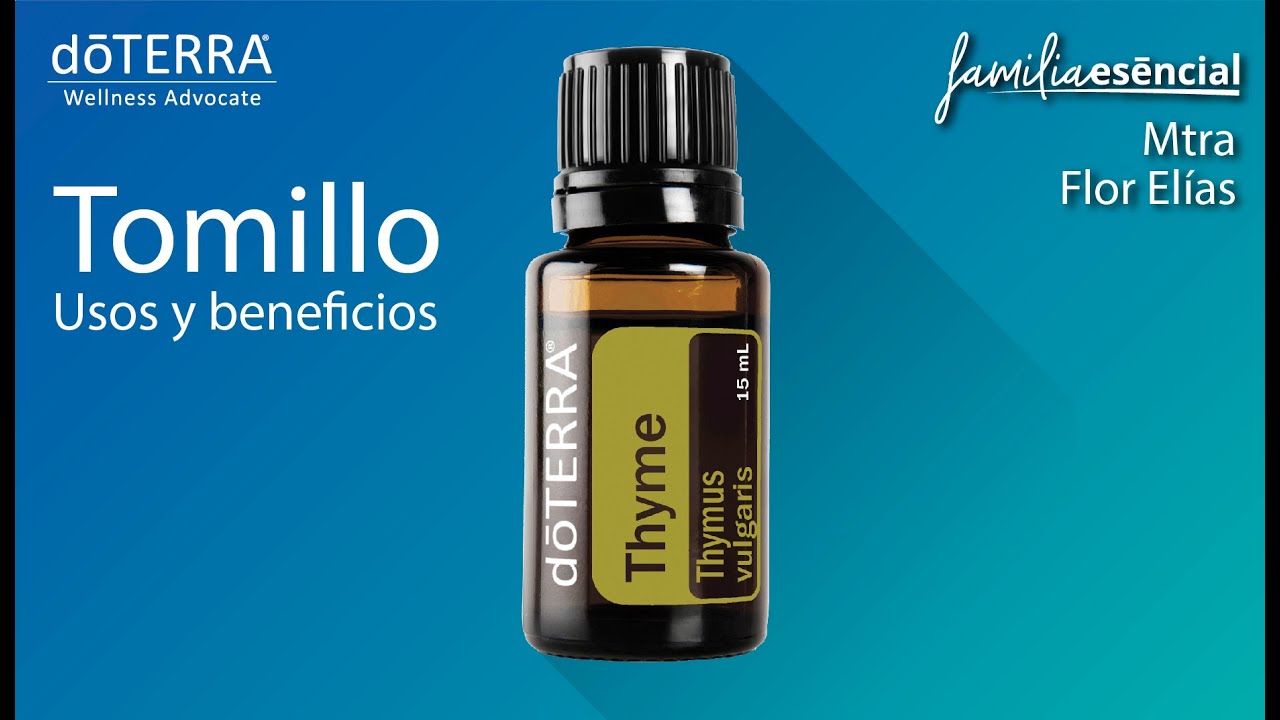 Tomillo Aceite esencial #doTERRA - YouTube