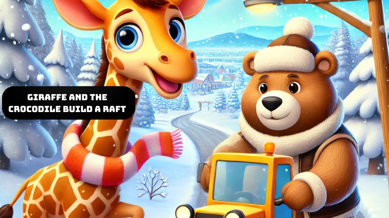 Giraffe and the Crocodile Build a Raft - YouTube
