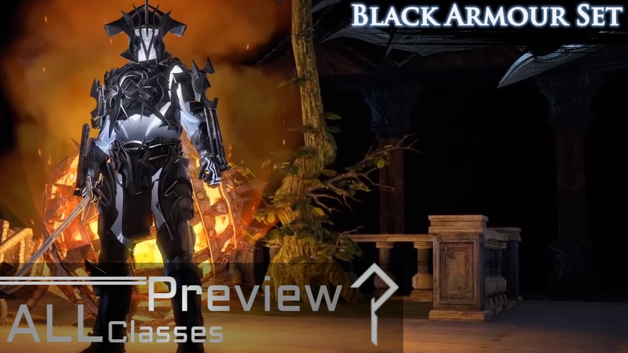 Black Armor Set | All Classes Preview - YouTube