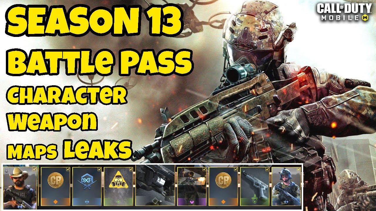 SEASON 13 Battle Pass Character + Weapon Maps Leaks CODM | Cod Mobile ...