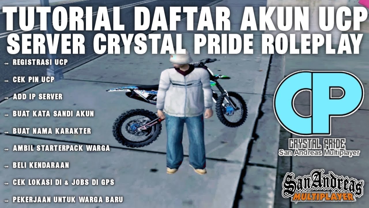 CARA BERMAIN GTA SAMP ROLEPLAY DI SERVER CRYSTAL PRIDE ROLEPLAY - YouTube